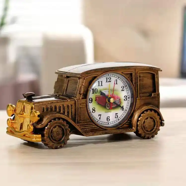 Creative-Retro-Classic-Car-Truck-Model-Table-Clock-Motorcycle-Alarm ...