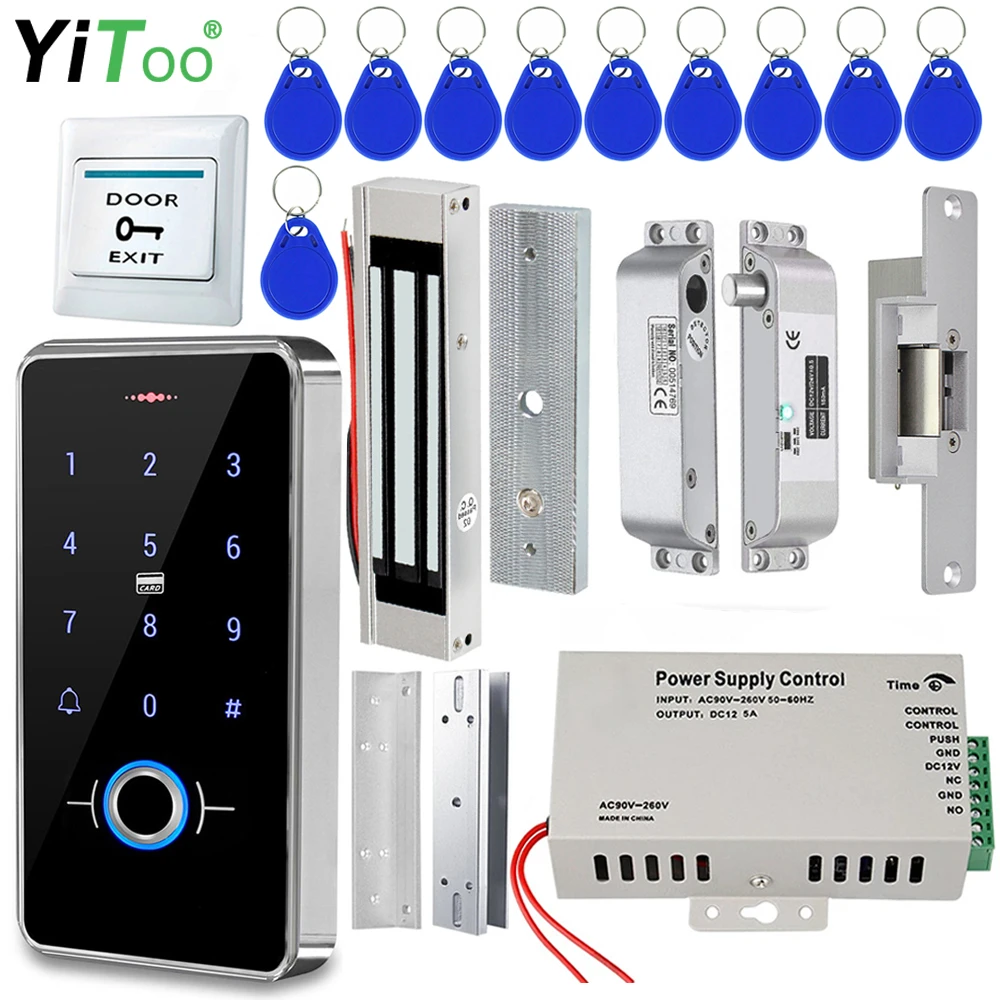 Yitoo Ip68 Fully Waterproof Fingerprint Access Control System All-in ...