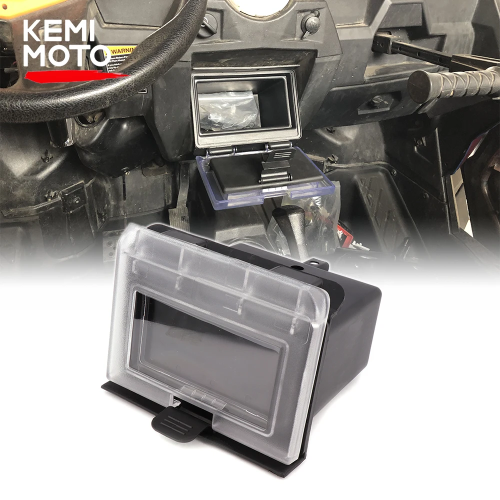 Rzr Utv Kemimoto Abs Center Dash Storage Box Compartment For Polaris ...