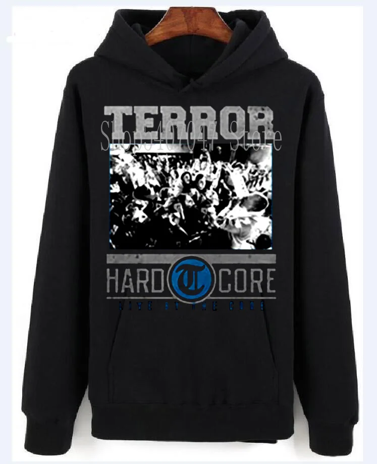 Camiseta de algodón puro con Logo de foto Hardcore de la banda de Terror de Victoria|Sudaderas ...