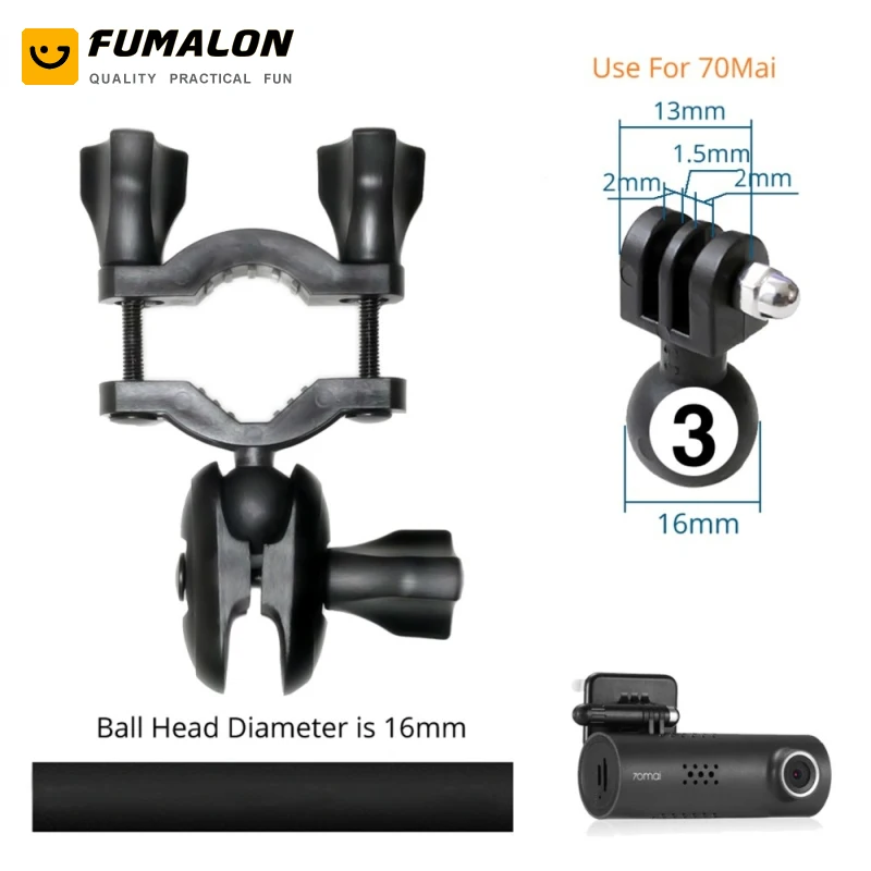 Original Fumalon For Xiaomi 70mai Smart Dash Cam Mount Car Rear View ...