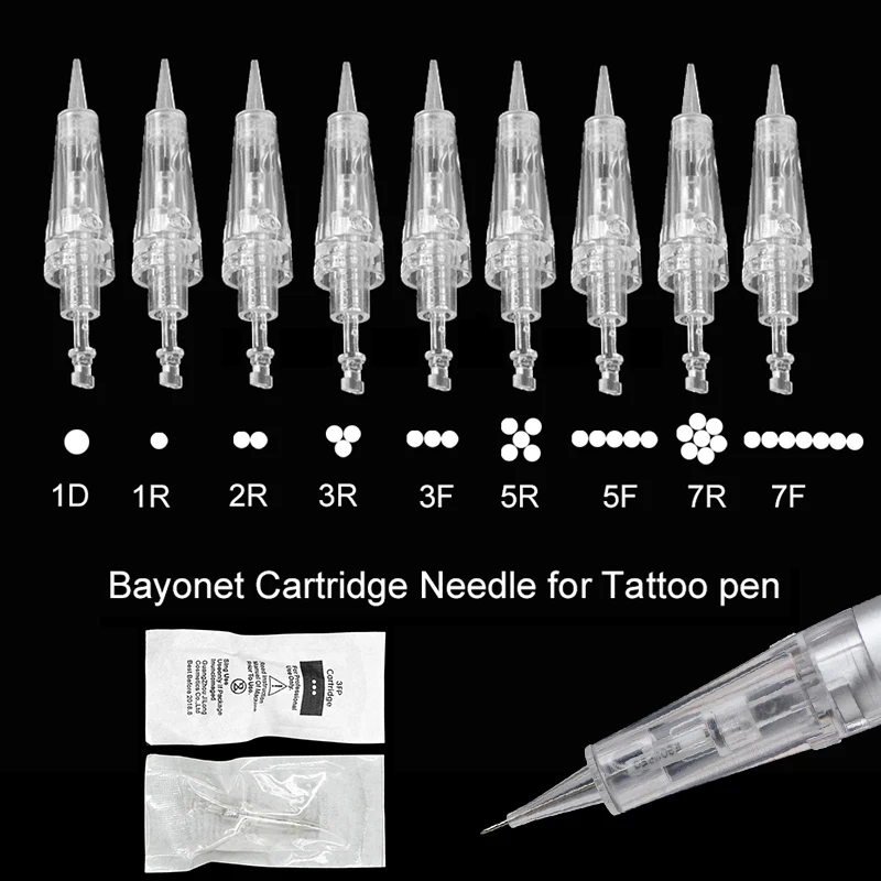 Disposable Bayonet Cartridge Needle for Micropigmentation Device ...