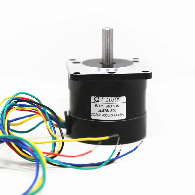 57bls01 Dc36v 4000rpm 46w 0.11n.m 2a Brushless Dc Motor With Hall ...