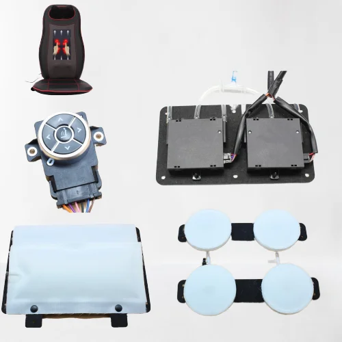 Electric-seat-air-bladder-pillow-lumbar-Massage-support-Car-auto-4-way ...