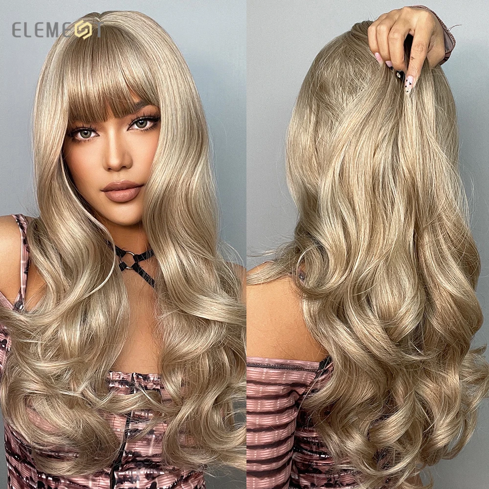 Peruca-das-mulheres-novas-do-elemento-com-franja-perucas-sint-ticas ...