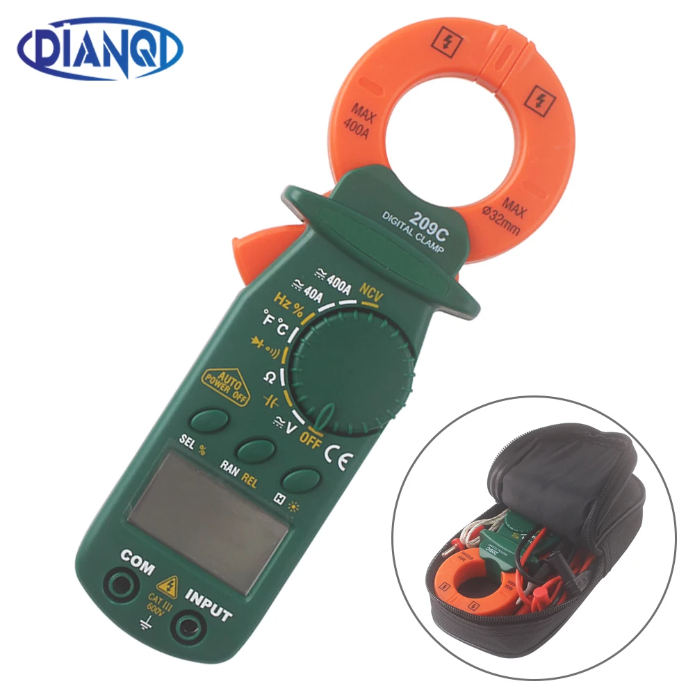 KJ209-small-DC-AC-digital-clamp-meter-portable-pocket-DC-AC-Clamp ...