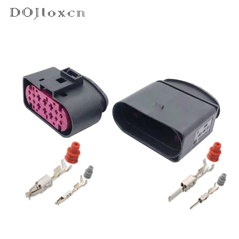 1-5-10-20-Sets-14-Pin-Automobile-Xenon-Headlight-Lamp-Connector-Socket ...