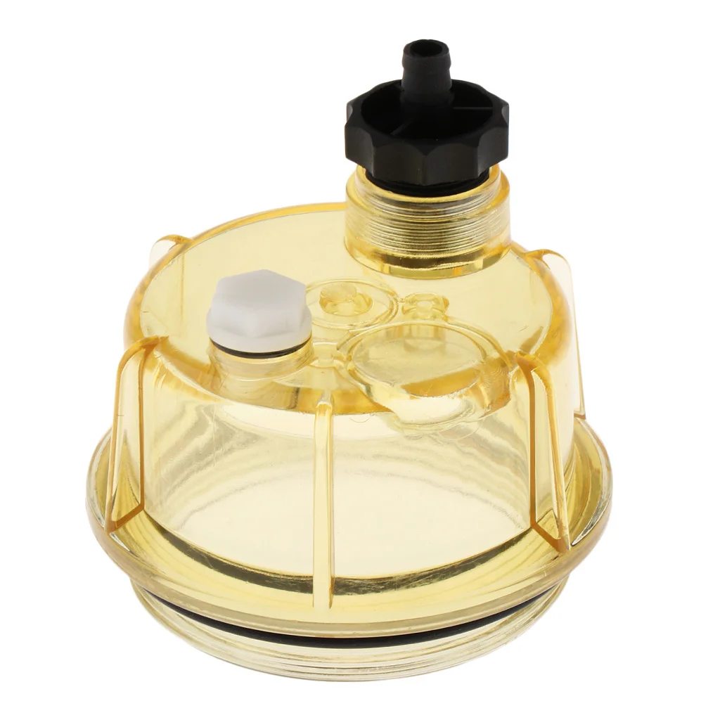 72 X55mm ABS Plastic Boat Fuel Tank Filter Water Separator Bowl ...