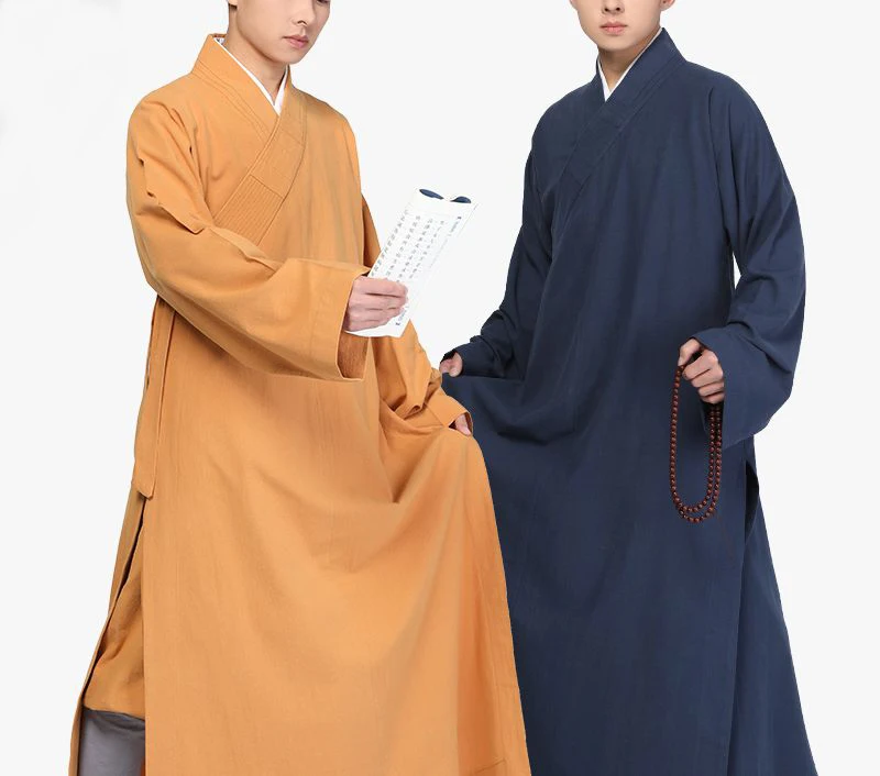 unisex 100% cotton Buddhist monks Shaolin uniforms kung fu monk ...