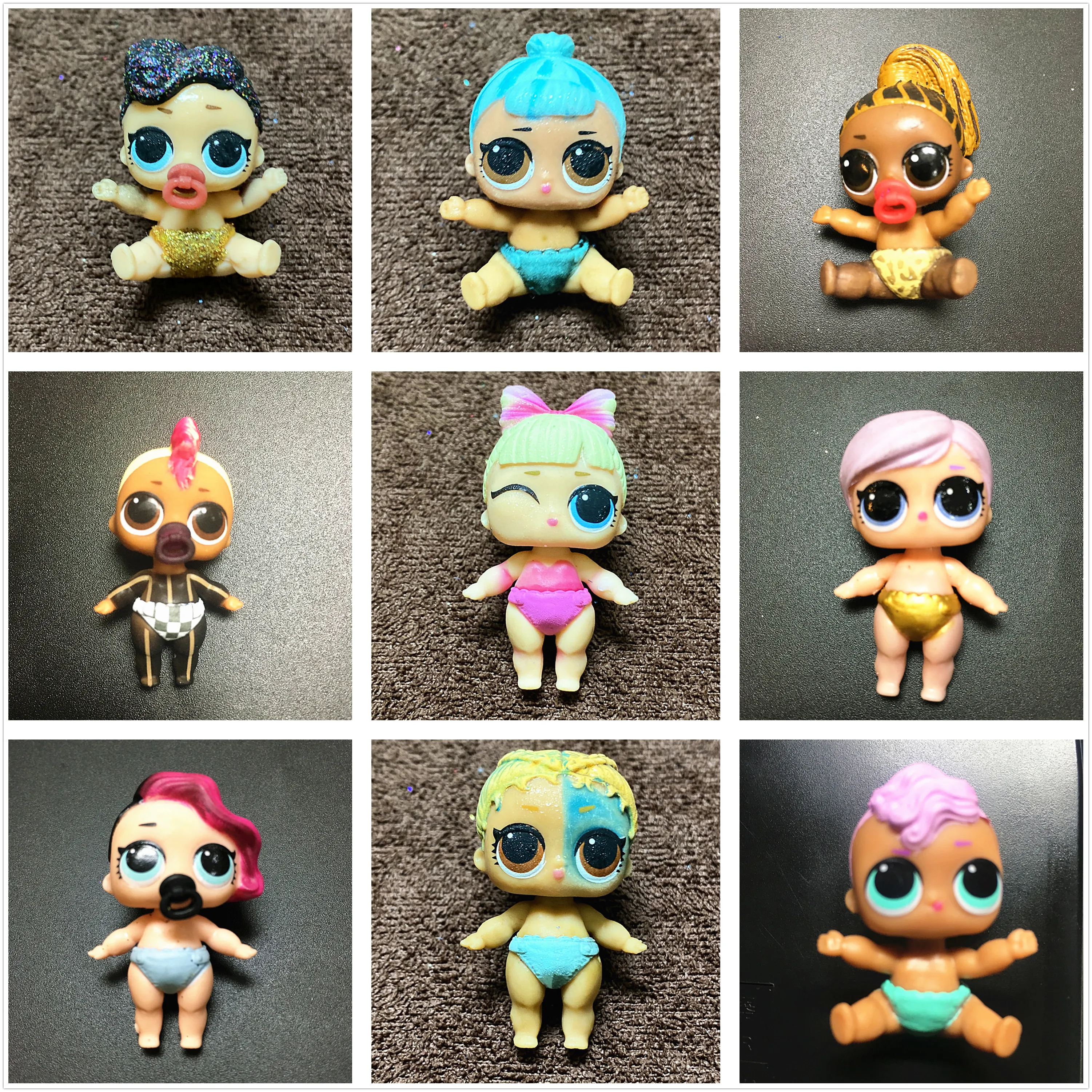 Choose 1 Piece L.O.L. SURPRISE! LIL Sisters 4cm Baby Girl Boy Pet Dolls ...