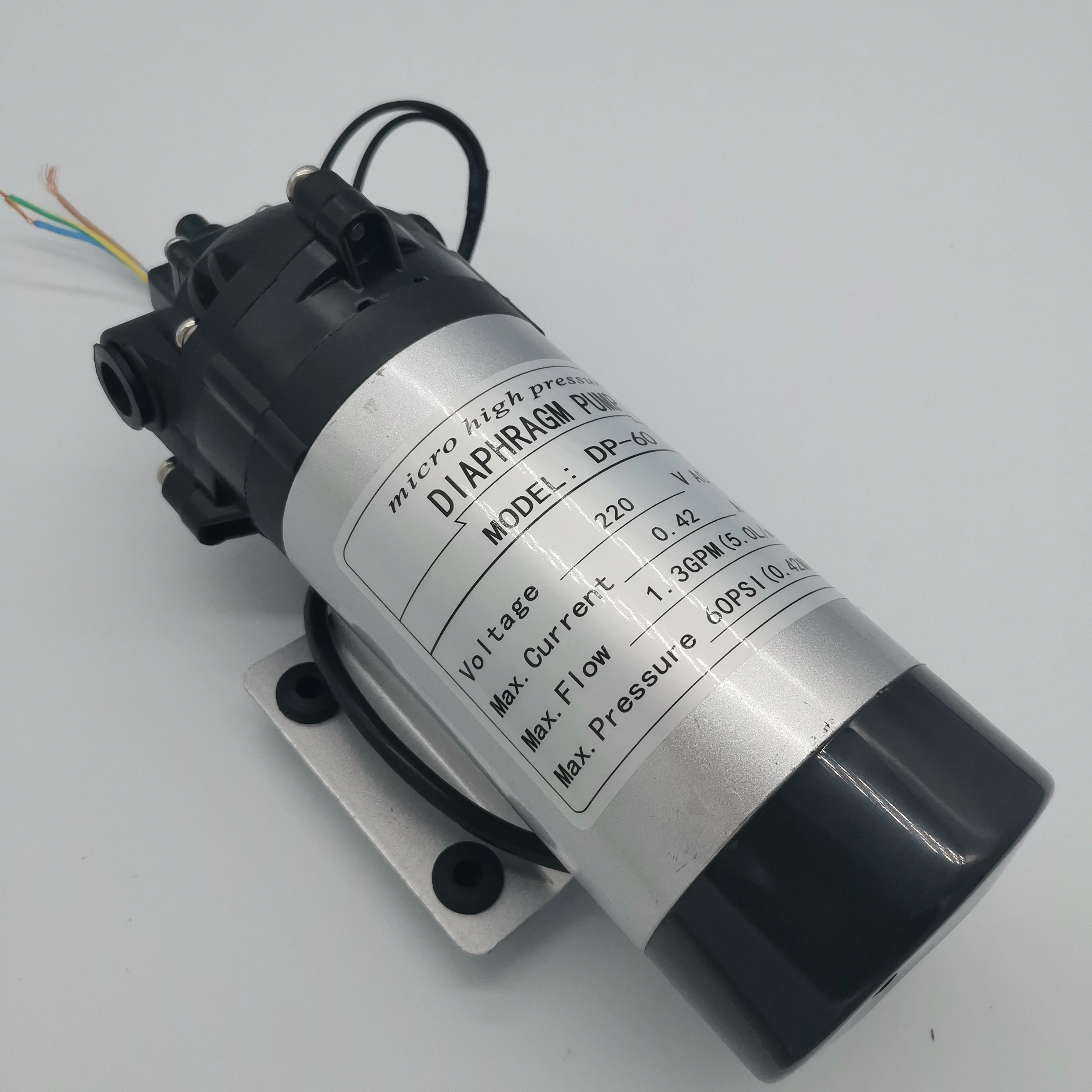 다이어프램 셀프 프라이밍 펌프, DP60 AC220V 브러시리스 DC 24 V 12V 캐러밴 보트 RV 캠핑카|펌프 ...