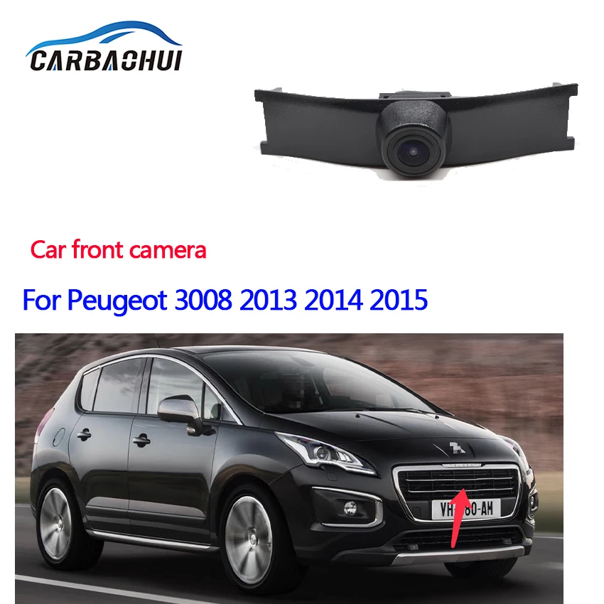 Car-front-grille-camera-For-Peugeot-3008-2013-2020-Car-Special-Front-HD ...