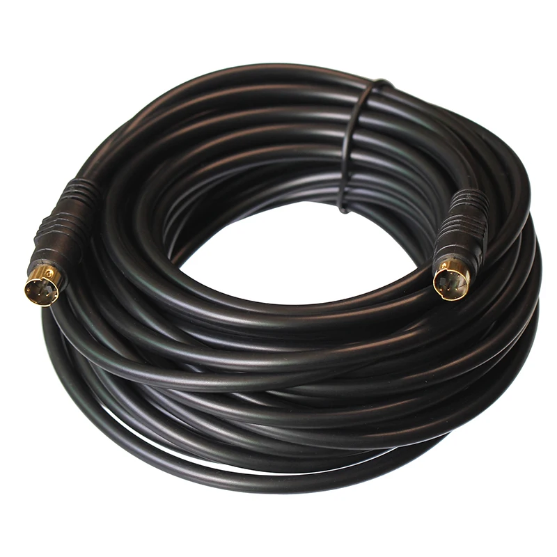 10m S-video Cable Male to Male 4 pin computer connected TV cable For ...
