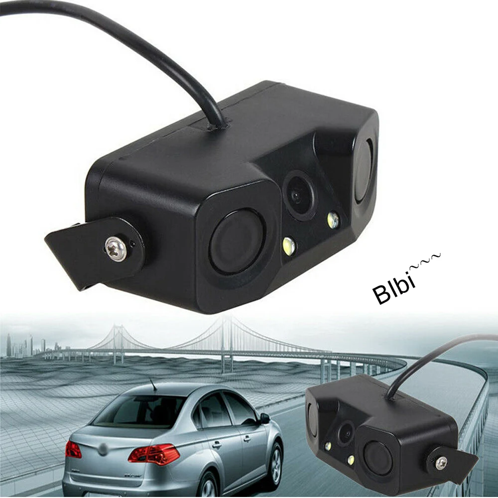 3-In-1-Car-Parking-Reversing-Radar-Sensor-Rear-View-Backup-170-Degree ...
