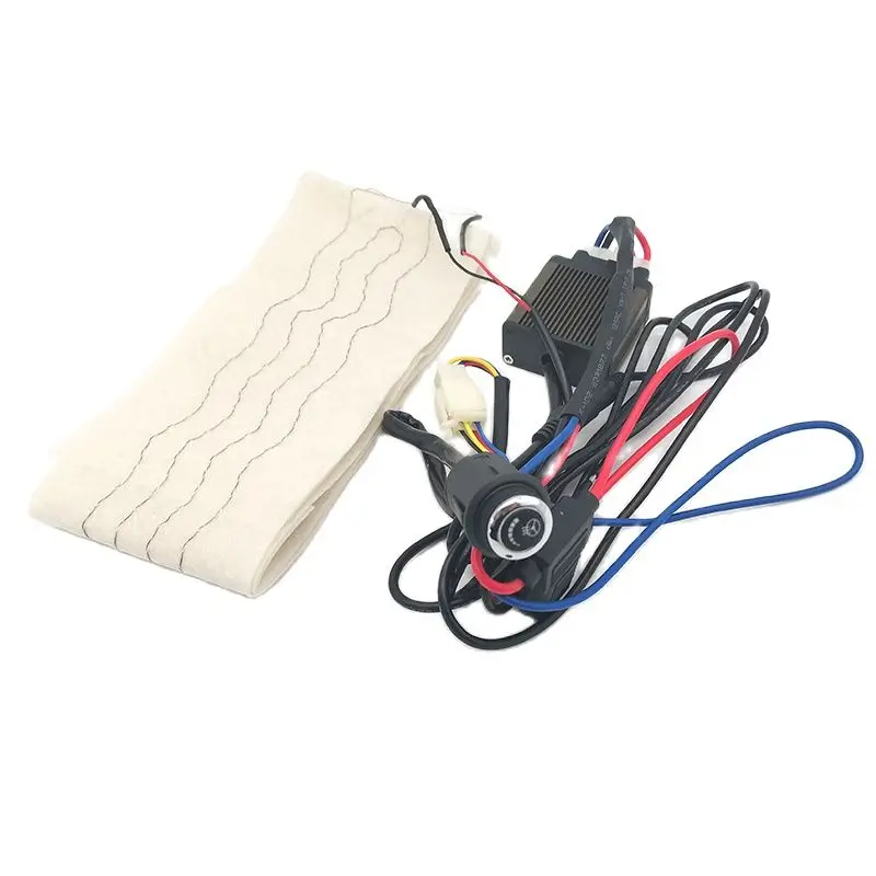 Car-Carbon-Fiber-Steering-Wheel-Heater-Heated-Pads-Control-Box-w-6-Gear ...