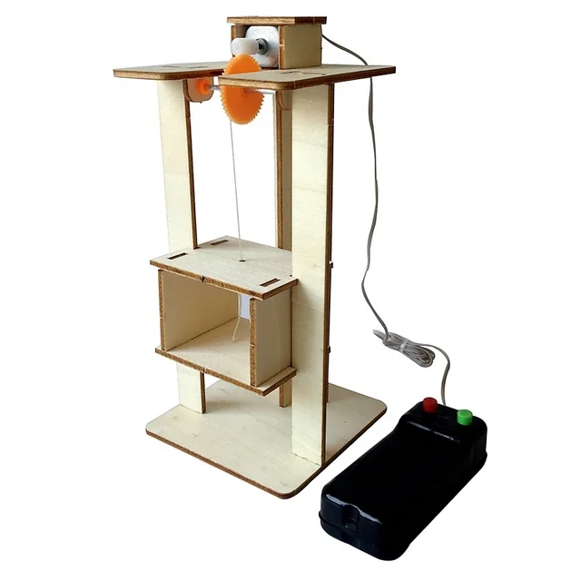 DIY Remote Control Electric Lift Elevator Science Experiment Kits - Mon ...