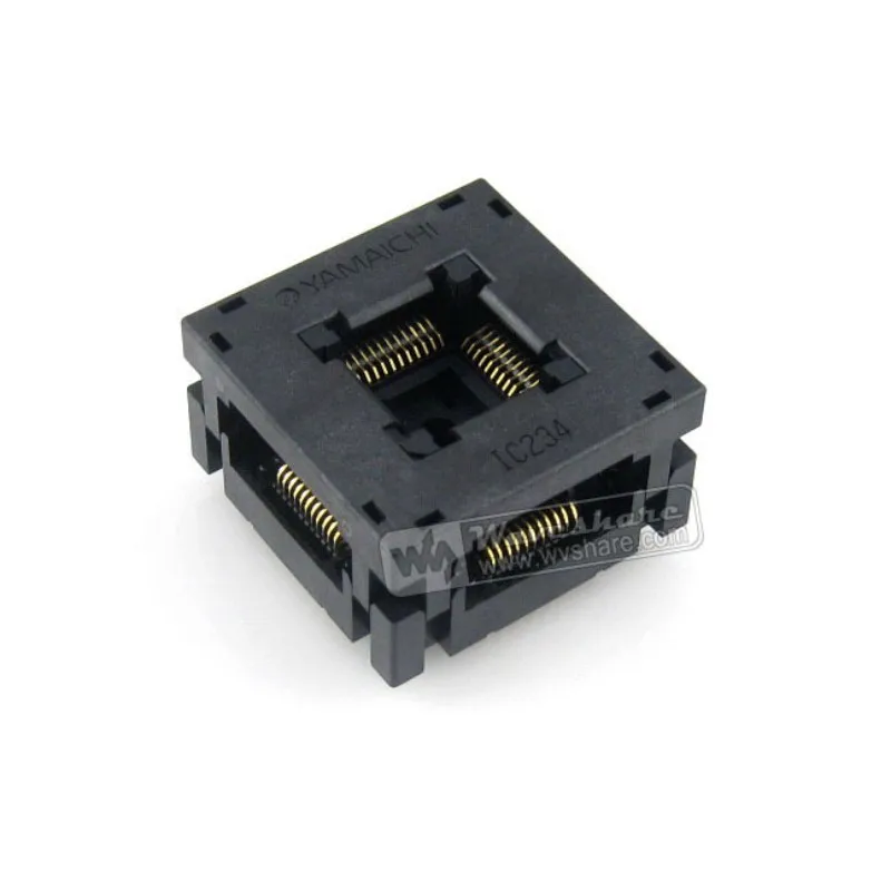 IC234 0444 037 N Yamaichi IC 테스트 소켓 0.8mm 피치 QFP44 TQFP44 FQFP44 PQFP44 패키지|교체부품&액세사리| - AliExpress