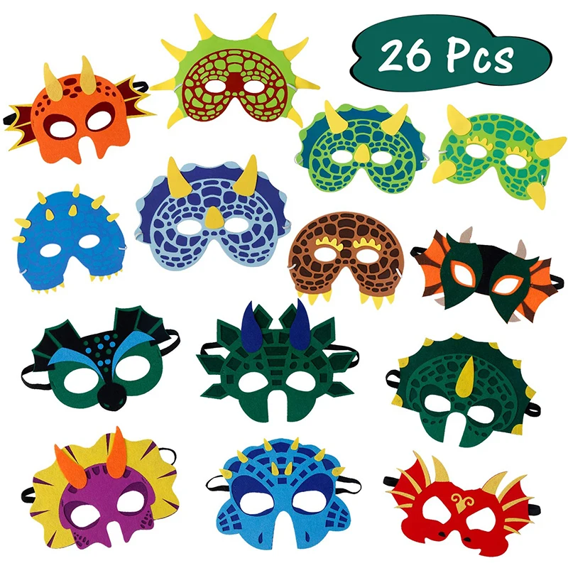 Masks Child Birthday Dinosaur | Dinosaur Mask Children | Dinosaur Masks ...