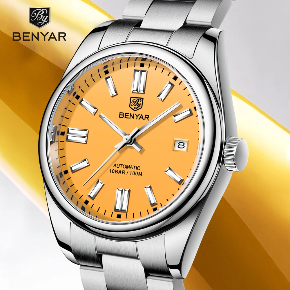 BENYAR-2021-New-39MM-Men-s-Watches-Seagull-ST6-Movement-Mechanical ...