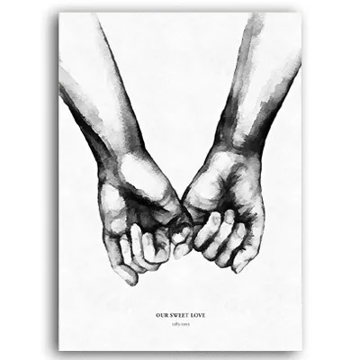 Paintings Of Couples Holding Hands