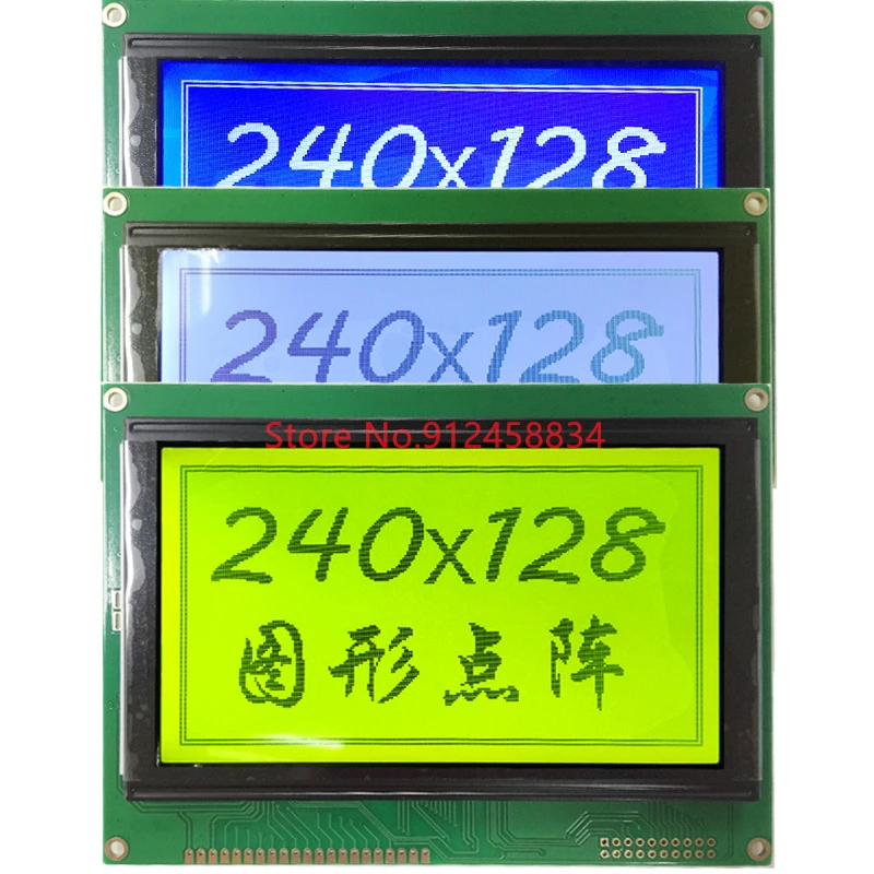 240128-Lcd-Display-Module-with-Touch-Panel-Screen-Plastic-T6963C-or ...