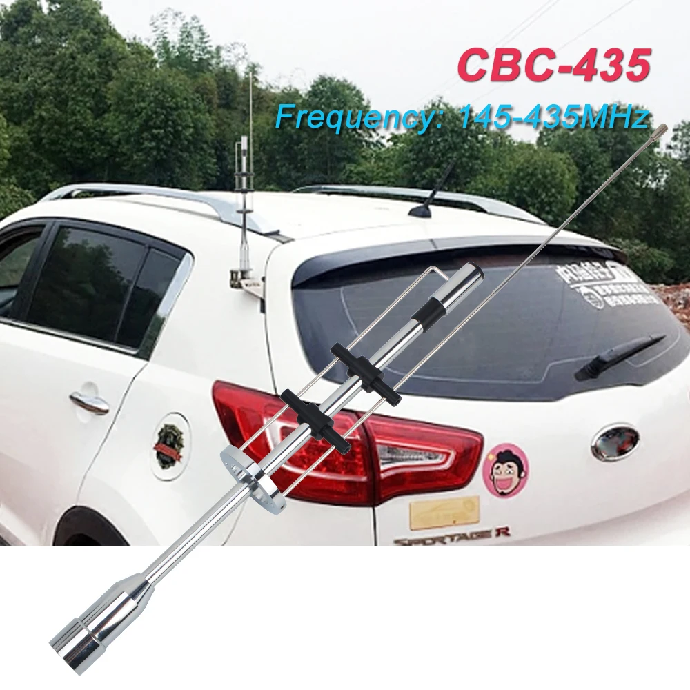 145-435MHz 3.5dBi High Gain Mobile Car Radio Antenna for TYT QYT Dual ...