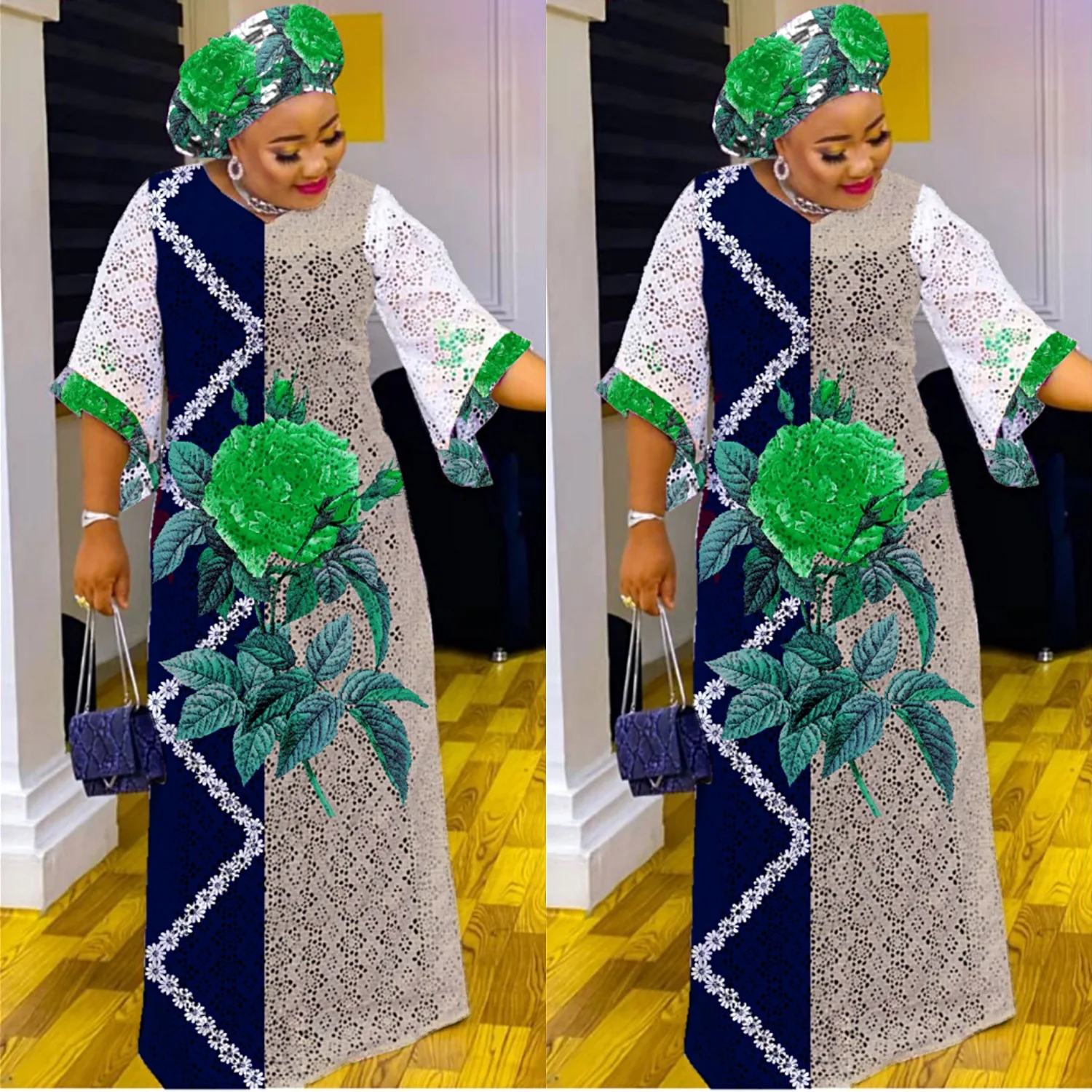 African-Dresses-for-Women-Autumn-African-Women-Printing-Plus-Size-Long ...