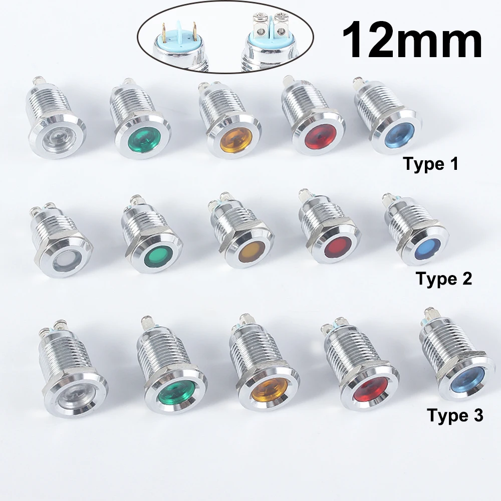 Switch Indicator Light Led 220v | 220v Indicator Light 2 Pins - 1pcs ...