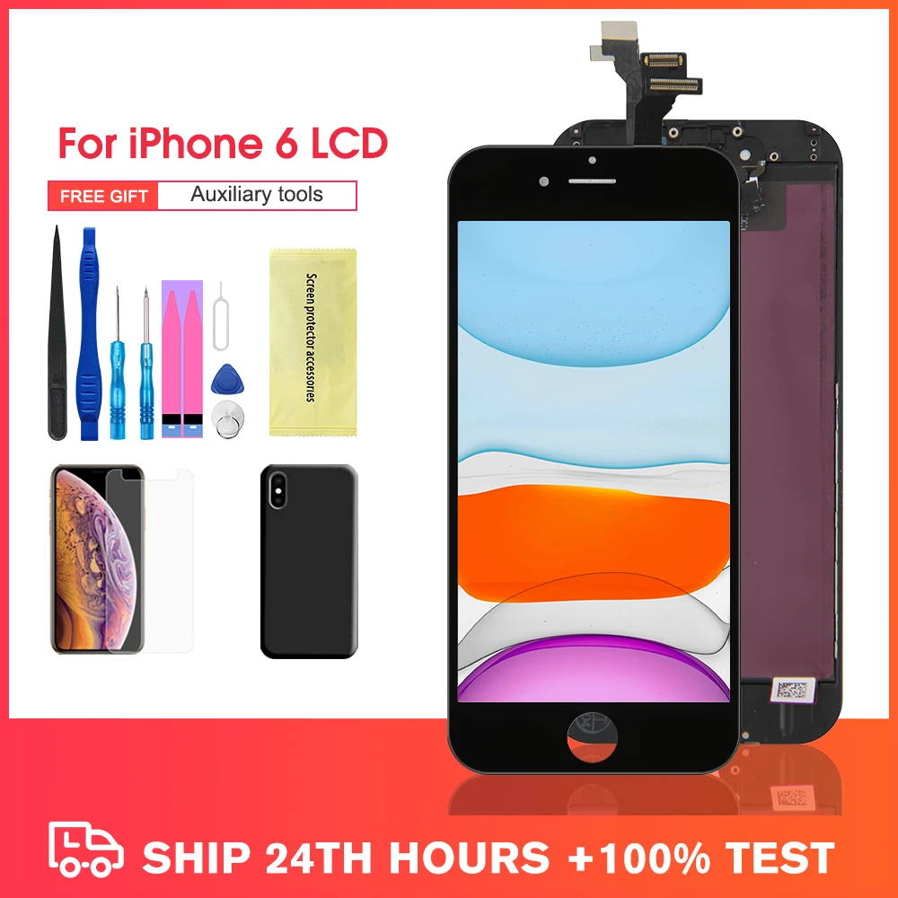 Grade AAA+++ For iPhone 6 6S LCD Display With 3D Force Touch Digitizer ...