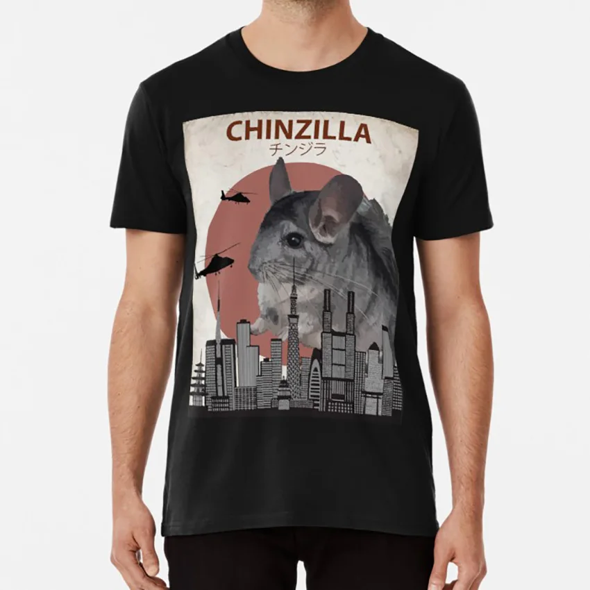 Chinzilla Giant Chinchilla Monster T shirt chinzilla chinchilla chillin ...