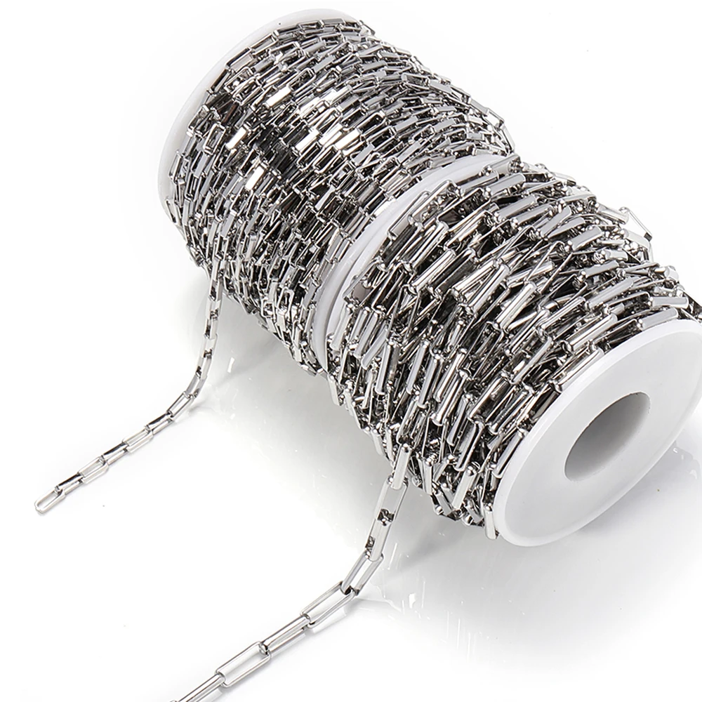 1meter Necklace Chains Stainless Steel Chain Big Thick Link Chain ...