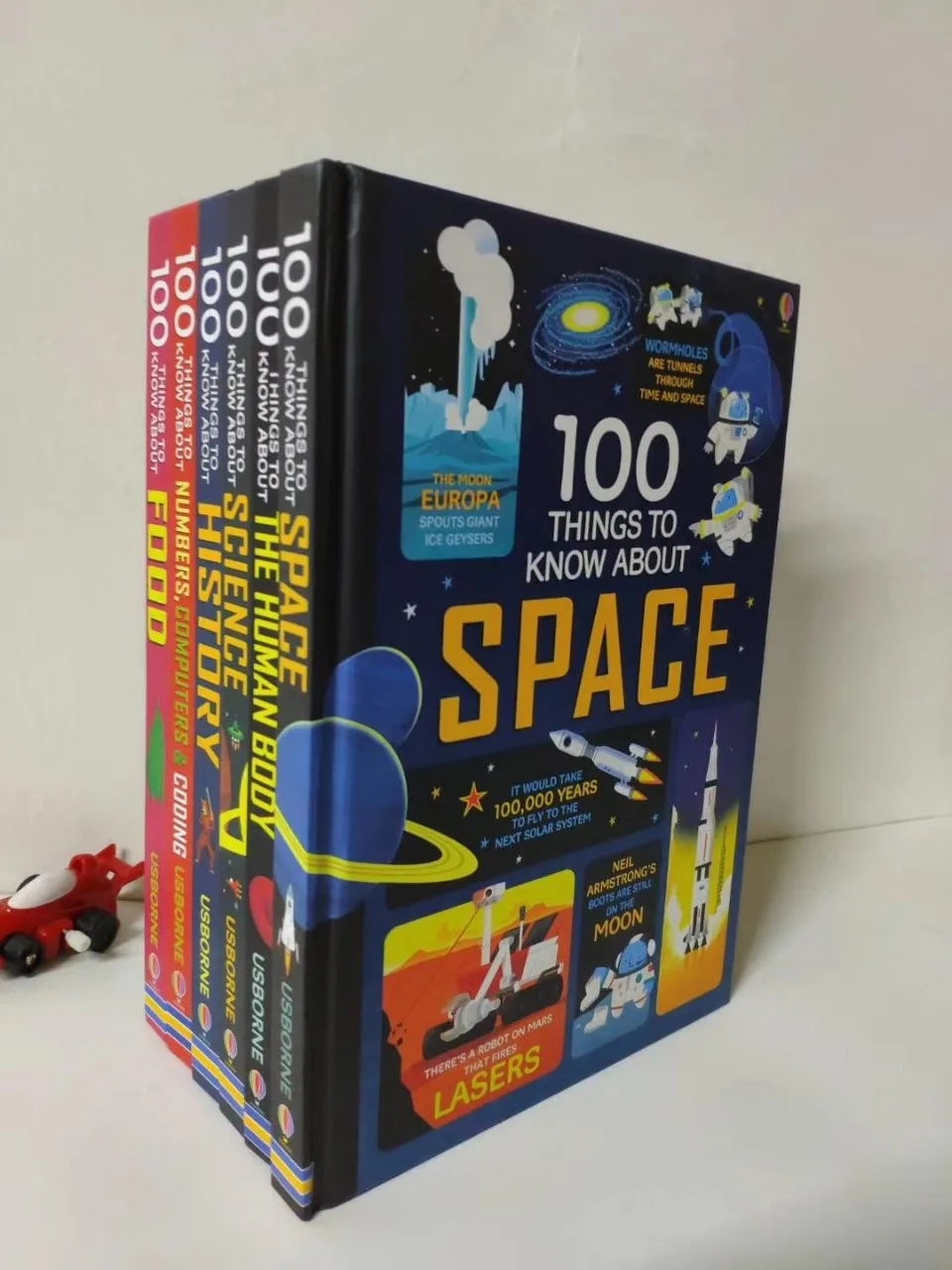 6 Books Usborne 100 Things To Know Children's English Story Book About ...