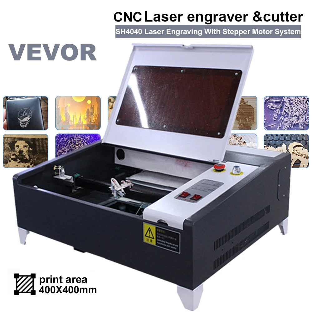 VEVOR máquina de grabado láser CO2 4040, 50W, 400x400mm, área de corte ...