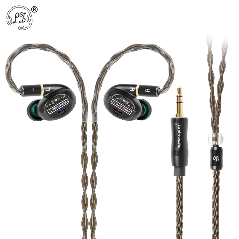 New Lz A7 In Ear Earphone 1 Dynamic+4ba+2 Piezoelectric Ceramics Driver ...