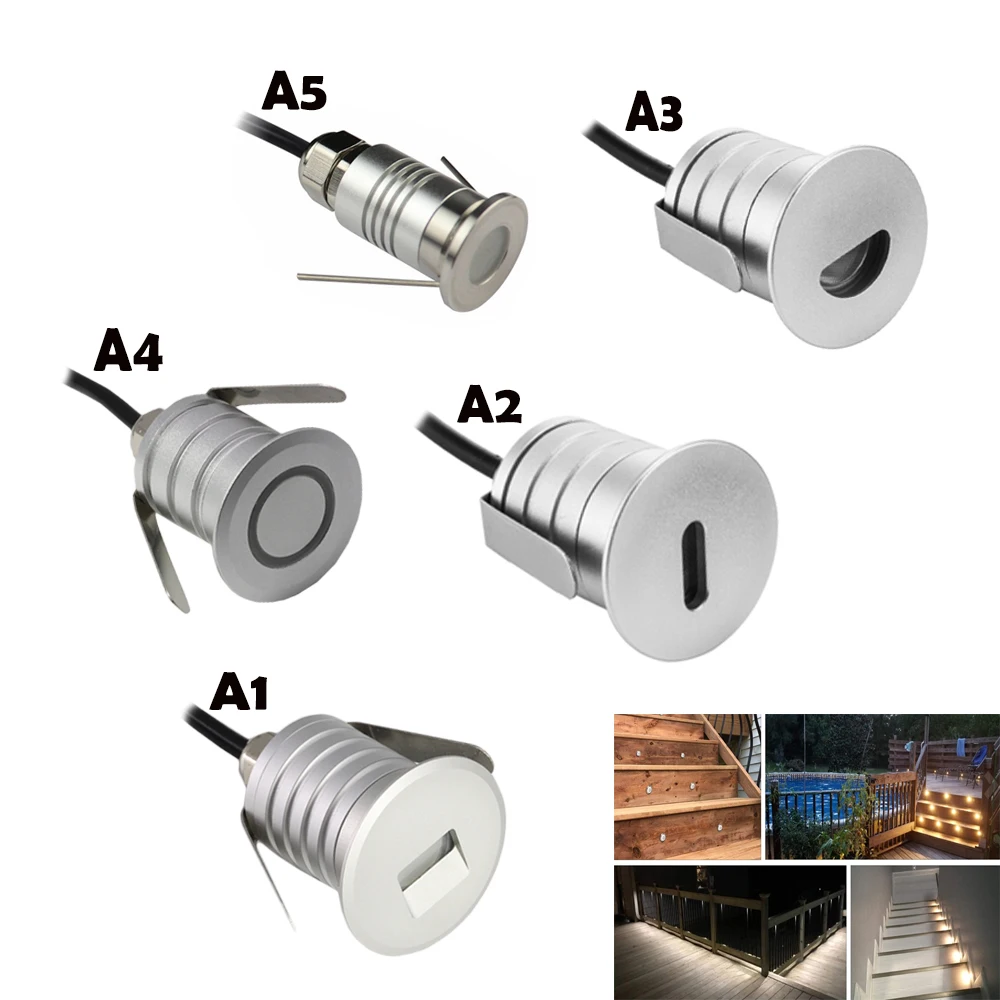 1W-Indoor-Outdoor-Stair-Light-Recessed-Step-Light-IP67-Garden-Deck ...