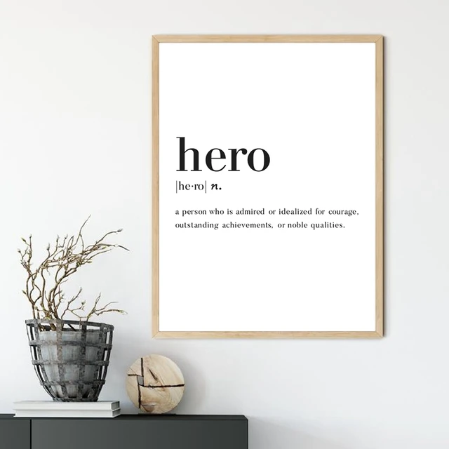 The Word Hero Definition