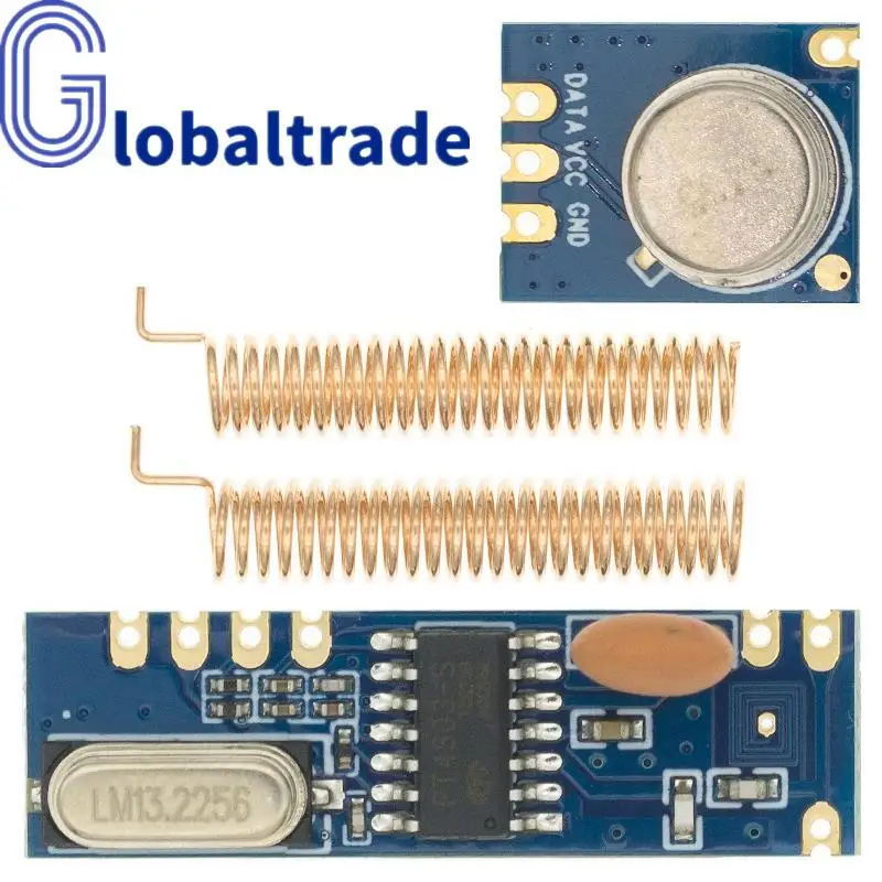 Kit de módulo inalámbrico de 433MHz y 100 metros, transmisor ASK STX882 ...
