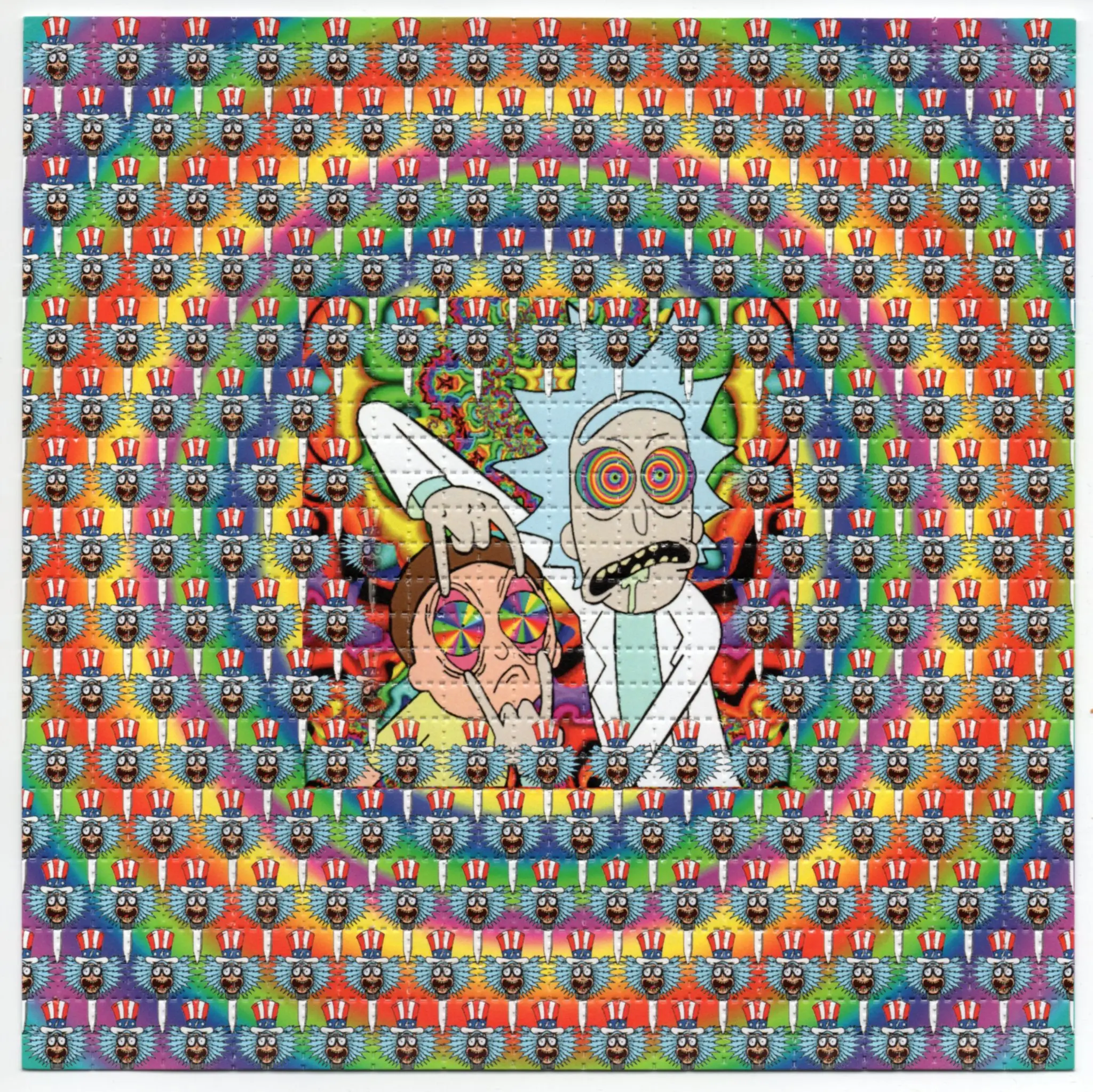 Tripping BallsPsychedelic LSD Acid Free Blotter Art Print Trippy ...