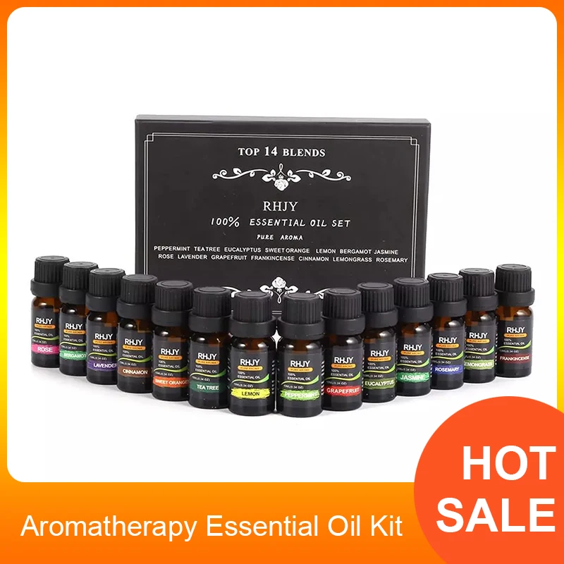 10ml-Natural-Aromatherapy-Essential-Oil-Kit-Water-soluble-Fragrance-Oil ...