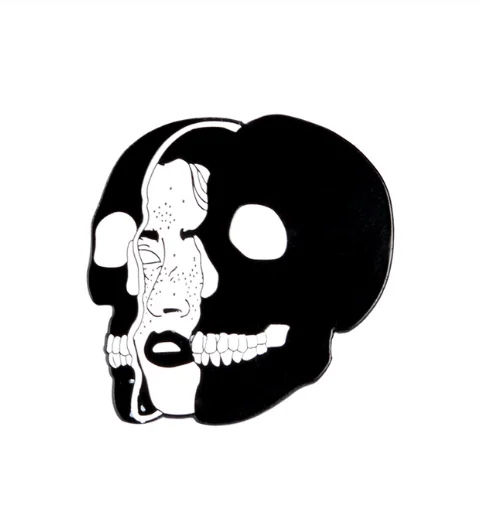 Half Skeleton Face Tumblr