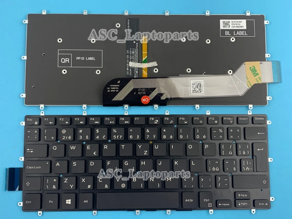Teclado-checo-eslovaco-para-DELL-Vostro-14-5468-3480-3481-3490-5471 ...