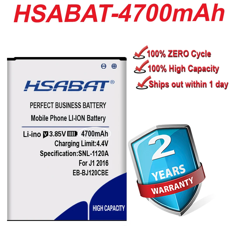 Batería de 4700mAh para EB BJ120CBE Samsung Galaxy J1 versión 2016 ...