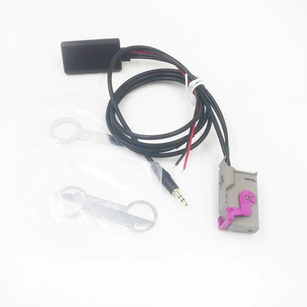 Biurlink Aux Adapter 3.5mm Jack Rns-e Aux-in Adapter Cable Bluetooth ...