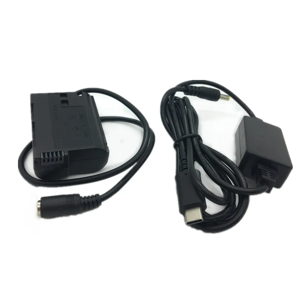 En-el15 Dummy Battery + Pd Type-c Adapter Charging Cable For Nikon Z6 ...