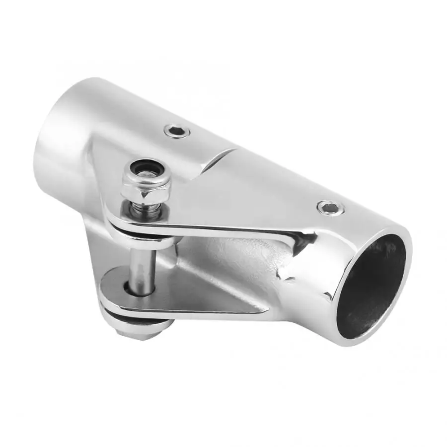 22mm/25mm 316 Stainless Steel Boat Folding Swivel Pipe Connector Rail ...