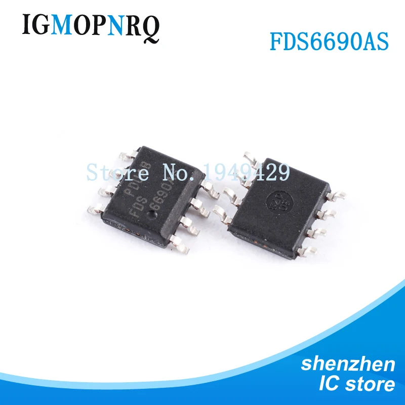 10PCS FDS6690AS SOP8 FDS6690 6690AS MOSFET 30V NCH GRABEN SYNCFET Neue ...