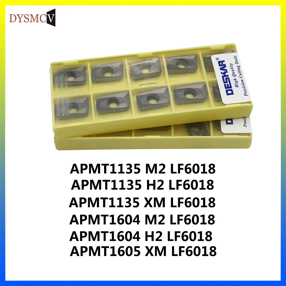 DESKAR original APMT1135PDER APMT1604 M2 H2 XM LF6018 milling insert ...