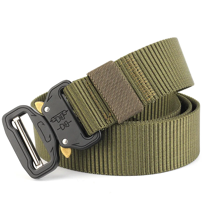 Outdoor multifunctional buckle belt nylon tactical belt quick release ...