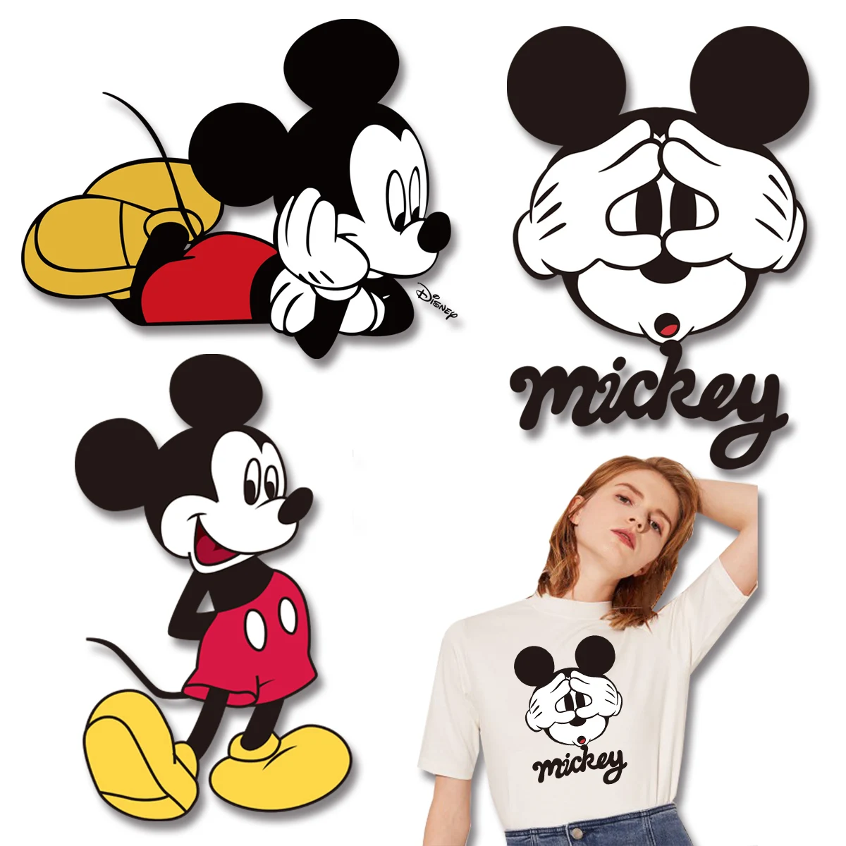 Cartoon animal animation MICKEY DISNEY MICKEY MOUSE pattern Vinyl ...