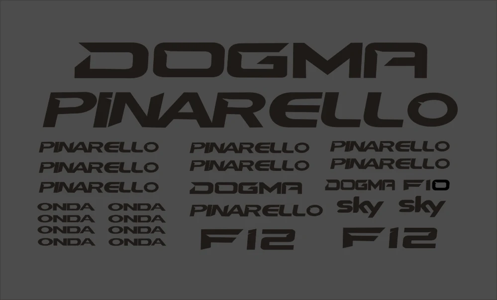 F12 Frame Stickers Tube decal cycling, mtb, bmx, road, bike frame ...